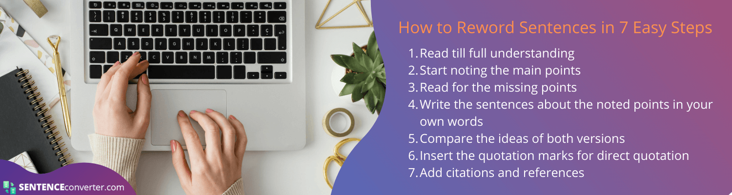 How to Rephrase a Sentence to Make It 100% Unique